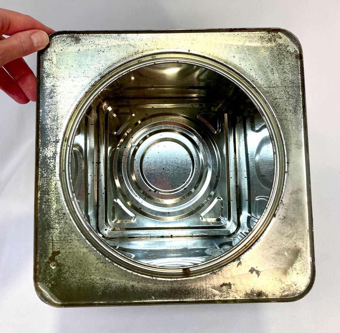 Multiple Large Metal Storage Cans Steel Lidded Rectangle - Etsy