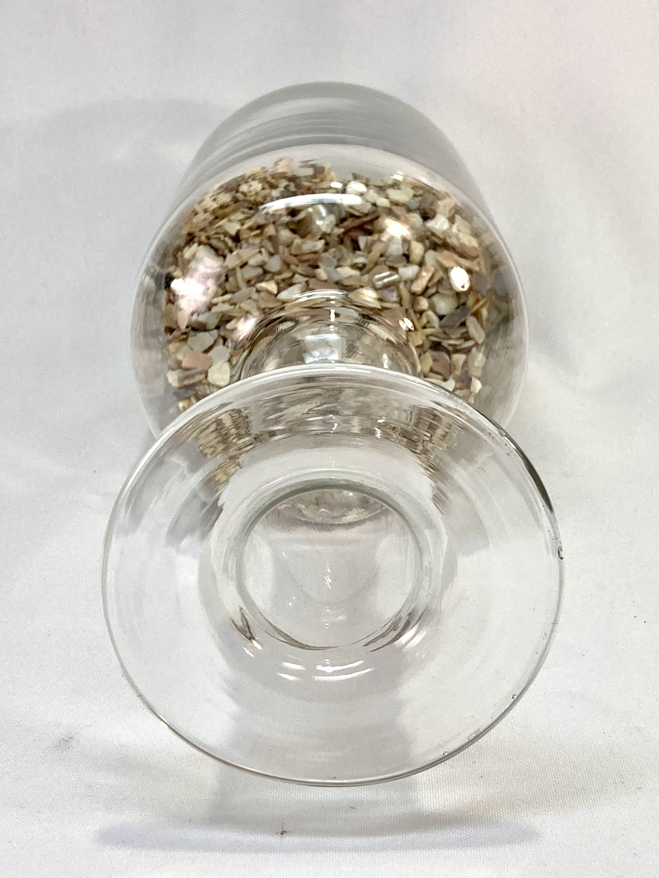 Half Gal 12" Clear Glass Tube Bottle | Narrow Neck Flat Rim Vase ...