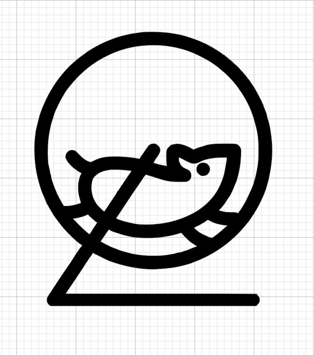 Hamster Wheel Fuel Door Decal Car Decals Car Stickers - Etsy