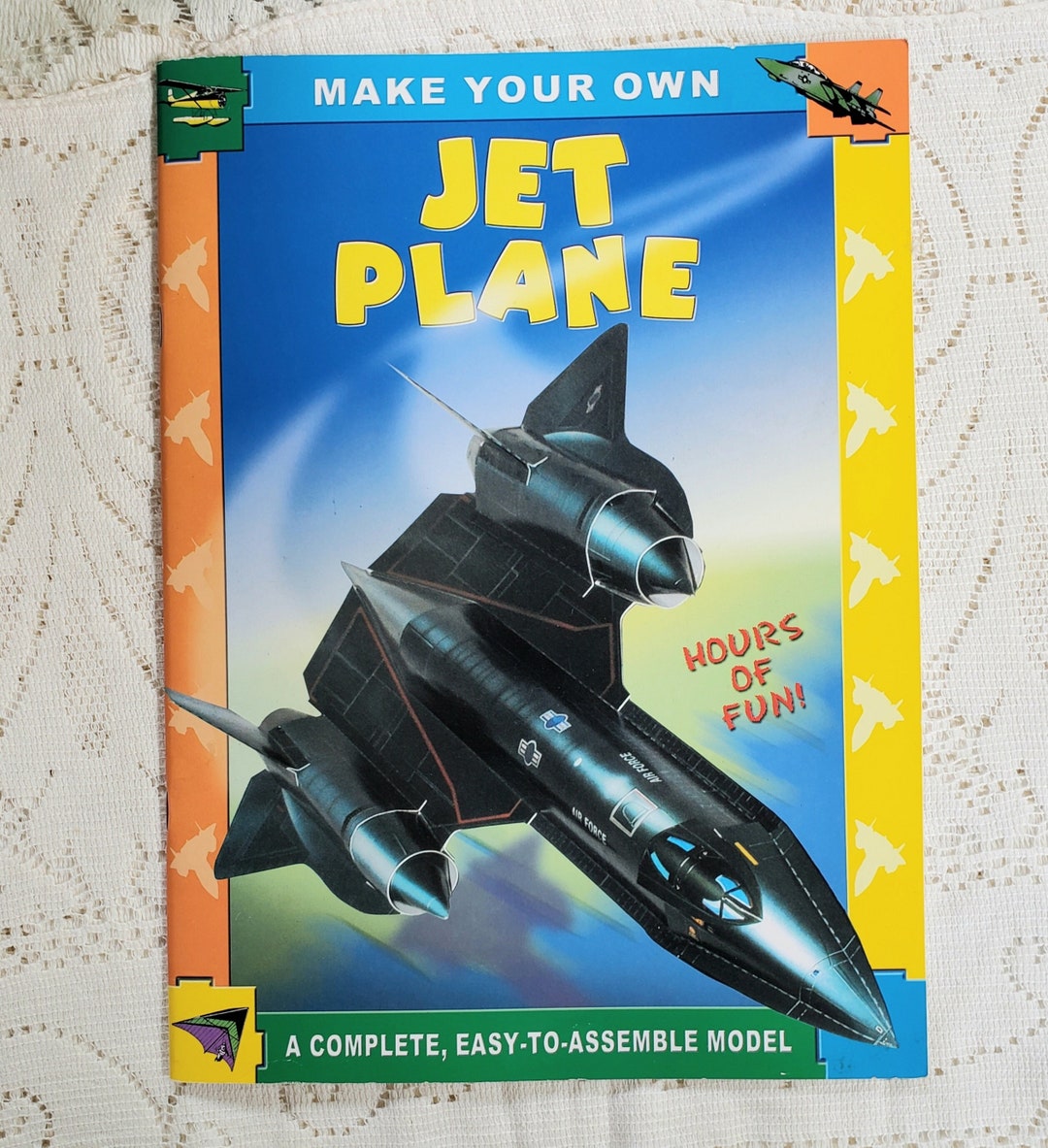 Make Your Own Jet Plane Model Book - Etsy