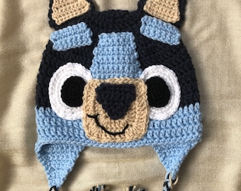 Bluey Inspired Crochet Hat - Etsy