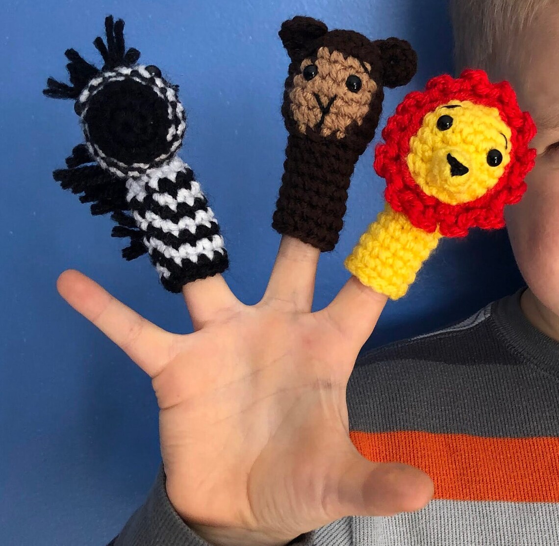 Amigurumi Finger Puppets - Etsy