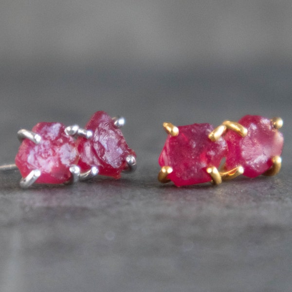 Ruby Earrings - Etsy