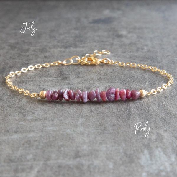 Raw Ruby Jewelry - Etsy