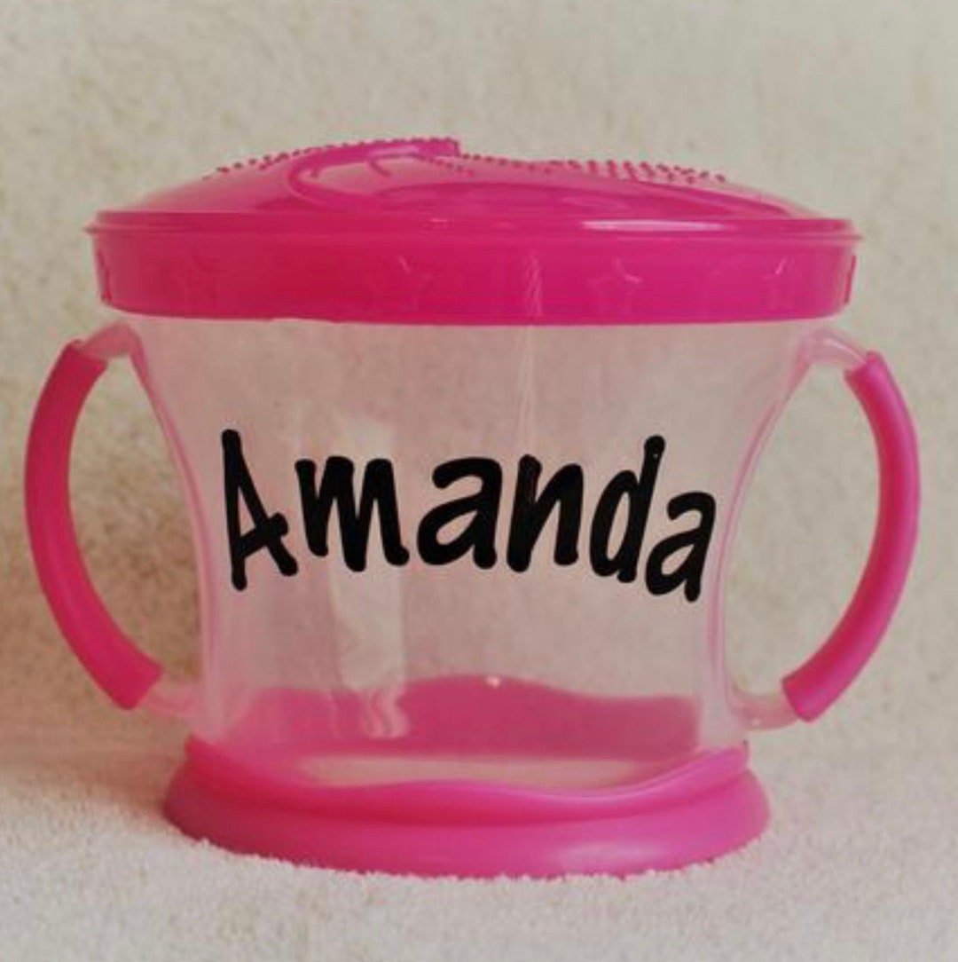 Personalized Snack Cup Baby Toddler Snack Containers - Etsy