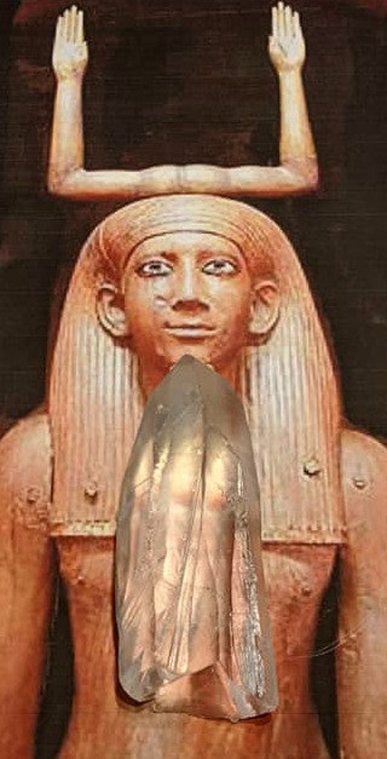 Lemurian Seed Crystal. Portal To Heka. Egyptian God Of | Etsy