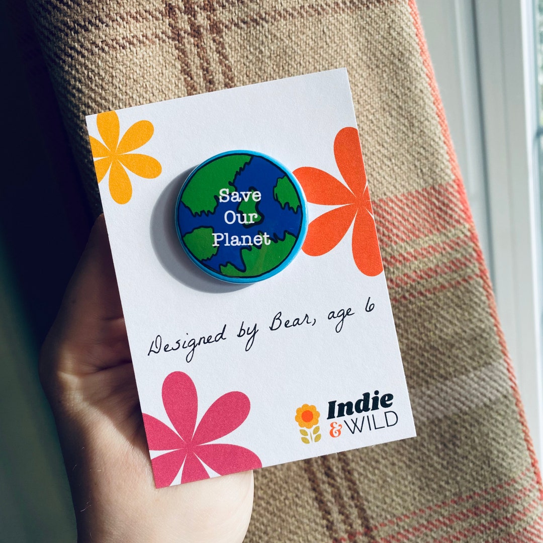 Save Our Planet Earth Badge - Etsy