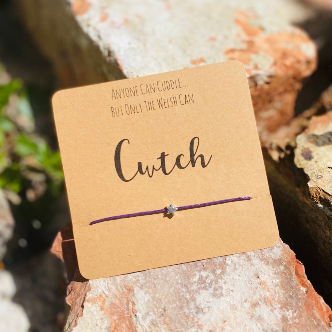 Cwtch Bracelet Anyone Can Cuddle but Only the Welsh Can - Etsy UK
