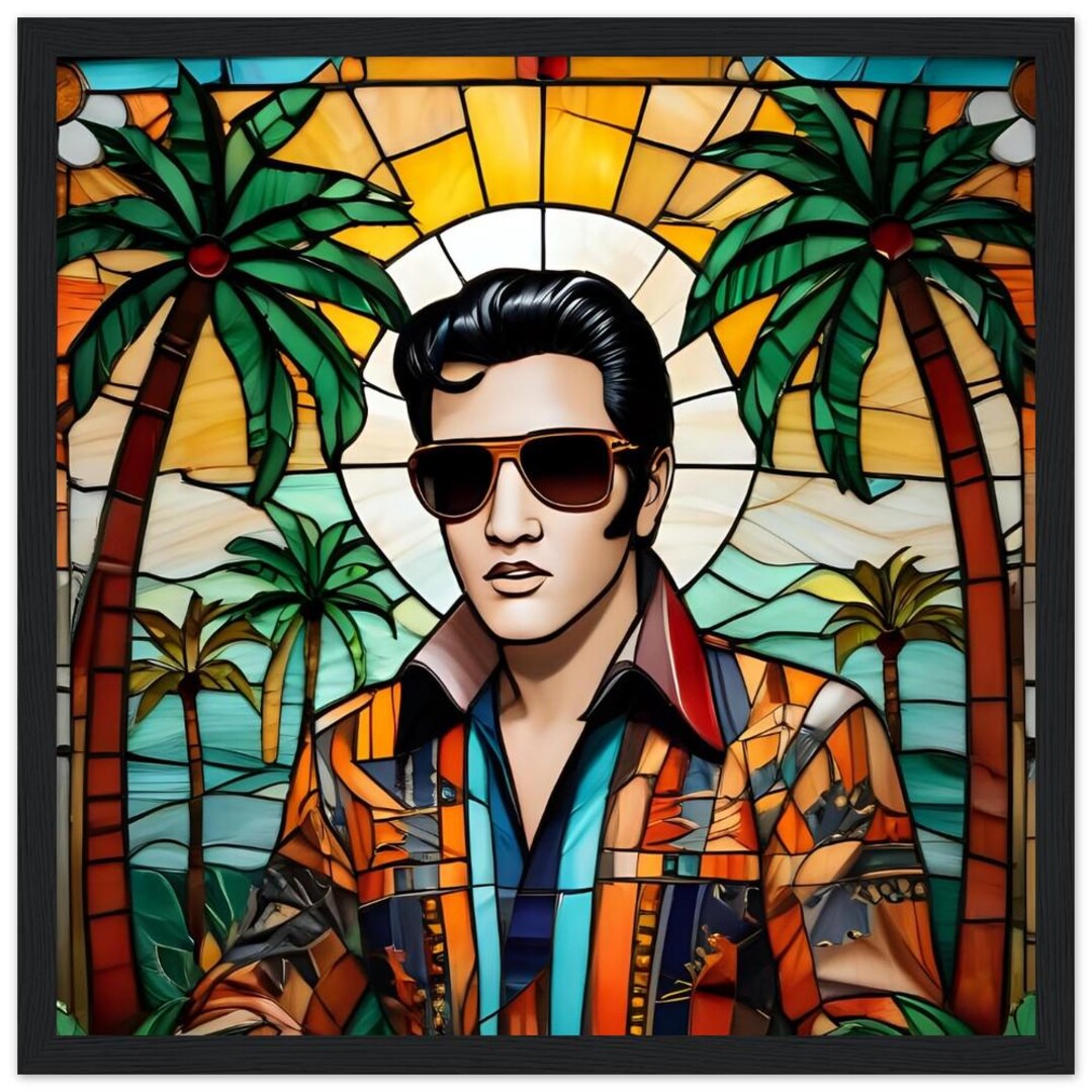 Premium XXL , Elvis in Miami Art Print , Artwork , Design , Modern ...