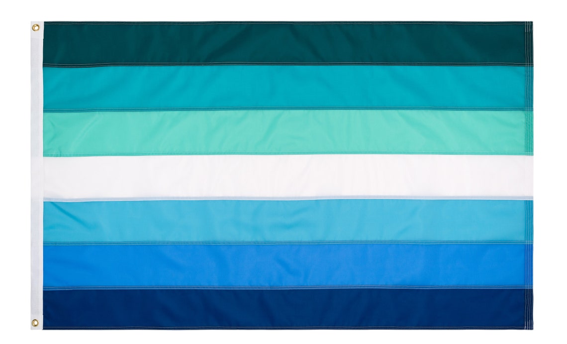 Gay Male Pride Flag Hand-sewn MLM Flag Custom Sizes | Etsy