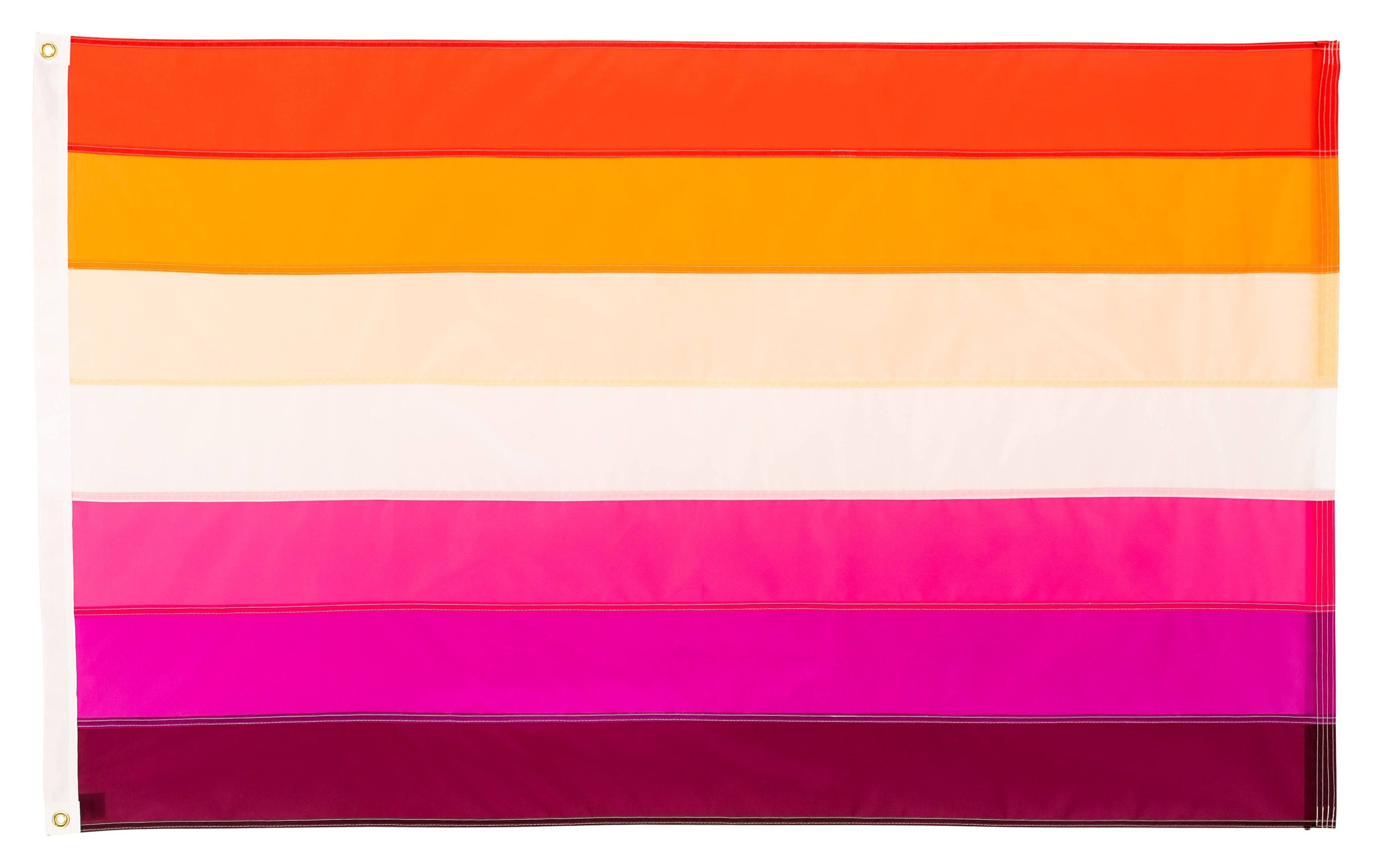 New Lesbian 7 Stripe Pride Flag Hand-sewn Lesbian 7 Stripe - Etsy