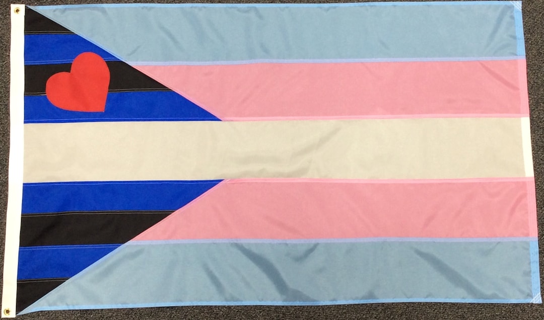 Leather Transgender Flag Pride Flag 3'x5' LGBT Community -gay Rights - Etsy