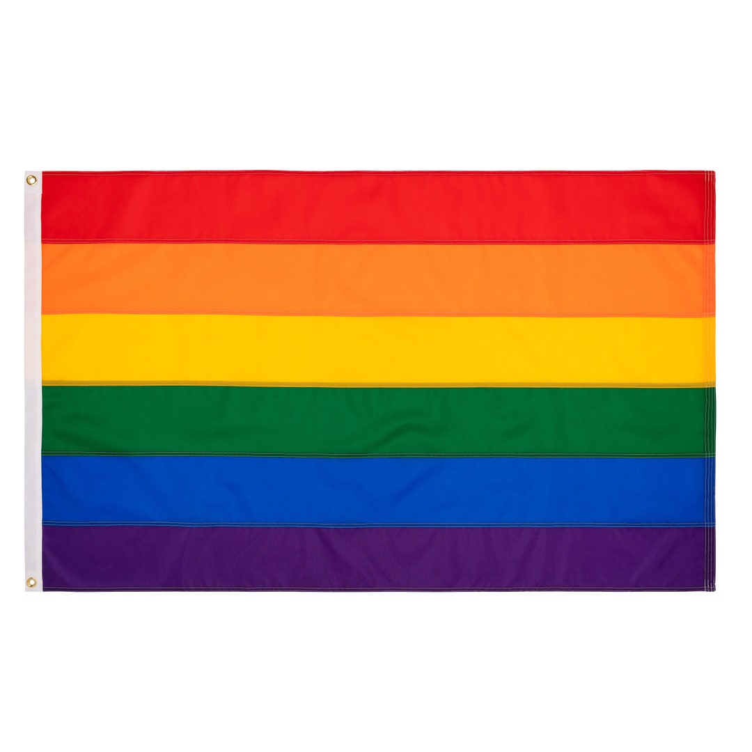 Rainbow Pride Flag - Hand Sewn Nylon - Made in San Diego - Custom Sizes ...