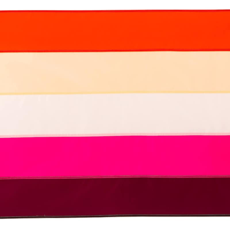 Lesbian Flag 5 Stripe - Etsy