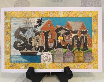 Salem Postcard - Etsy