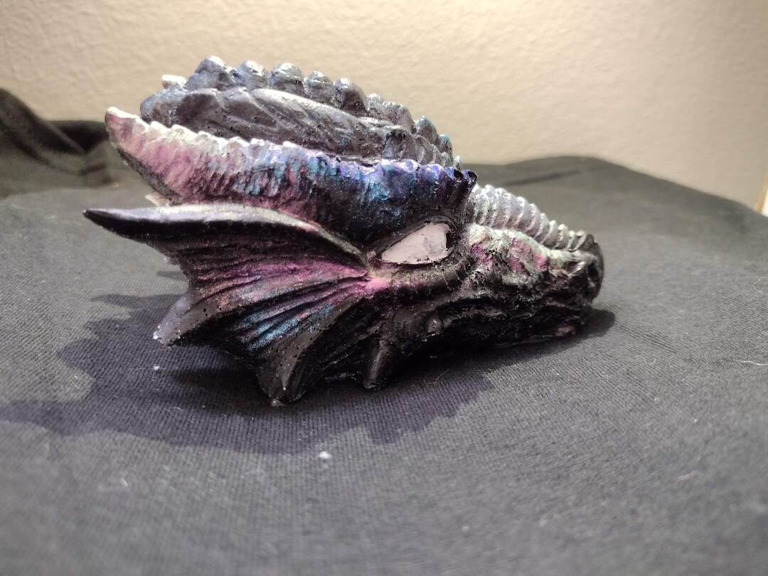 Organite Dragon Heads - Shunghite, Steel, Tormaline, Gold, Lapis, Herbs ...