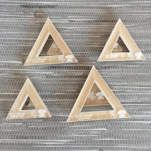 60 Degree - SMALL SET - Triangle English Paper Piecing - Etsy