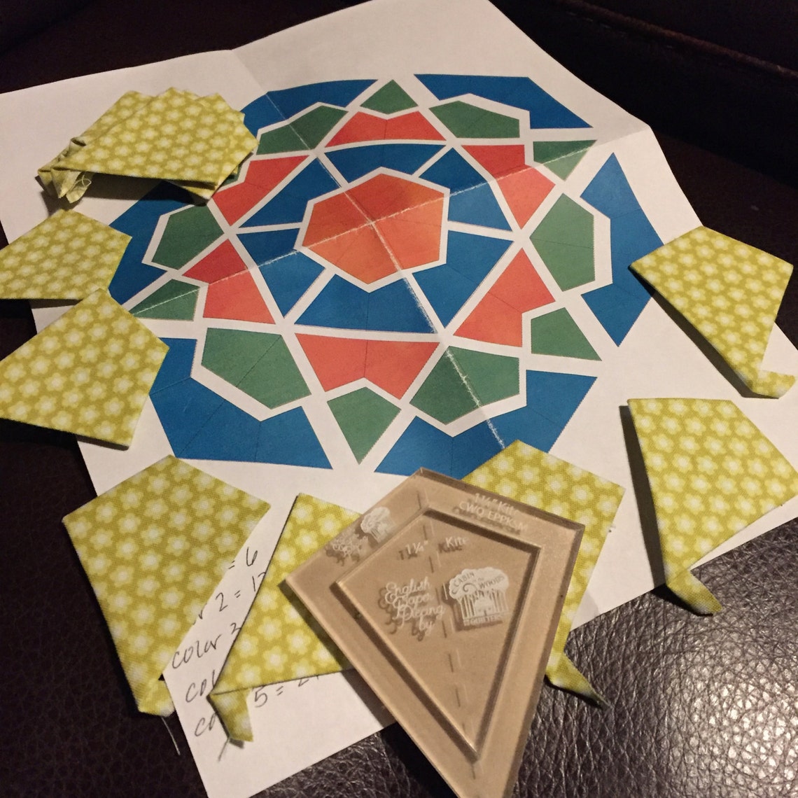 Kite Shape - SMALL SET - English Paper Piecing - Etsy