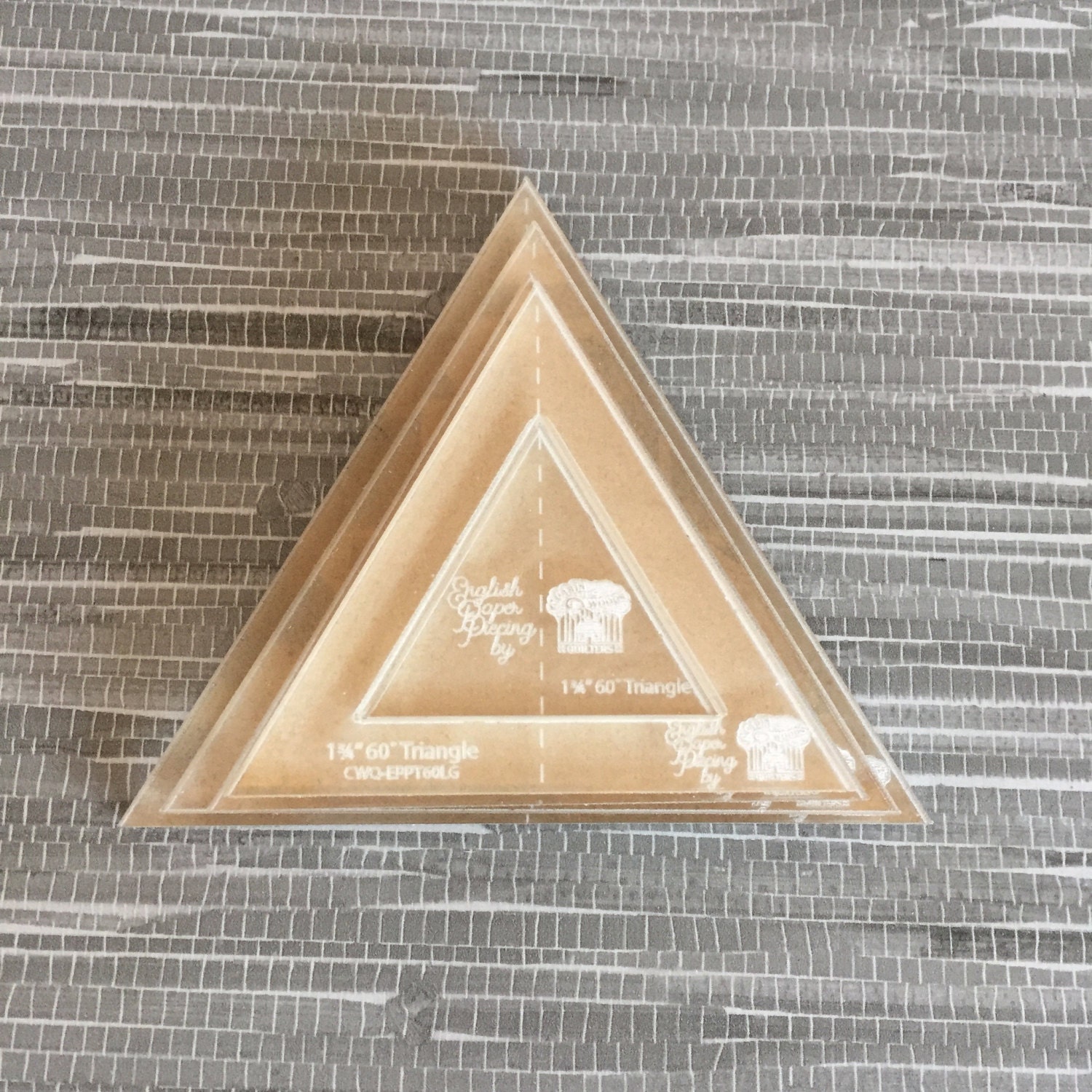 60 Degree Triangle LARGE SET English Paper Piecing - Etsy