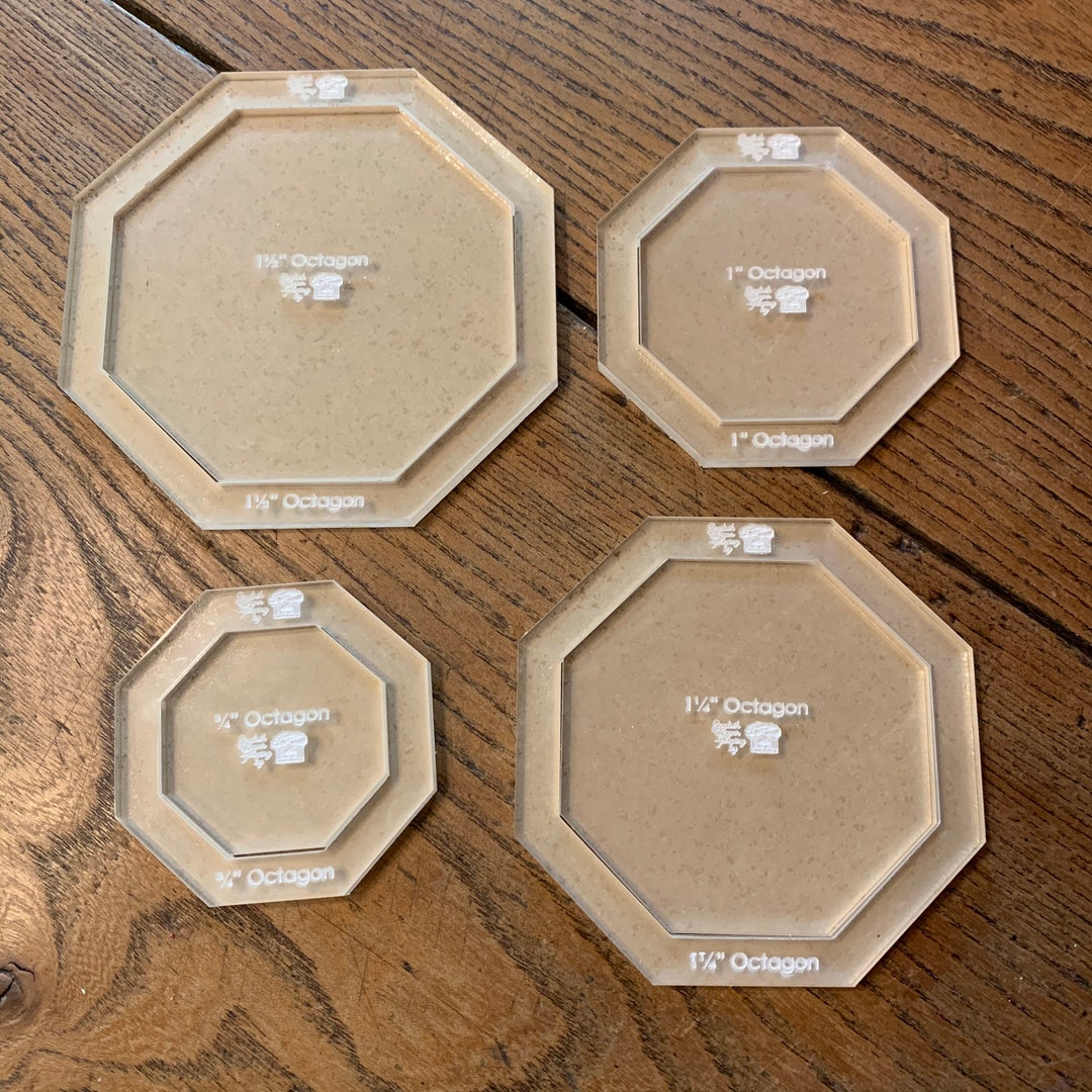 Octagon - SMALL SET - English Paper Piecing Template - Etsy