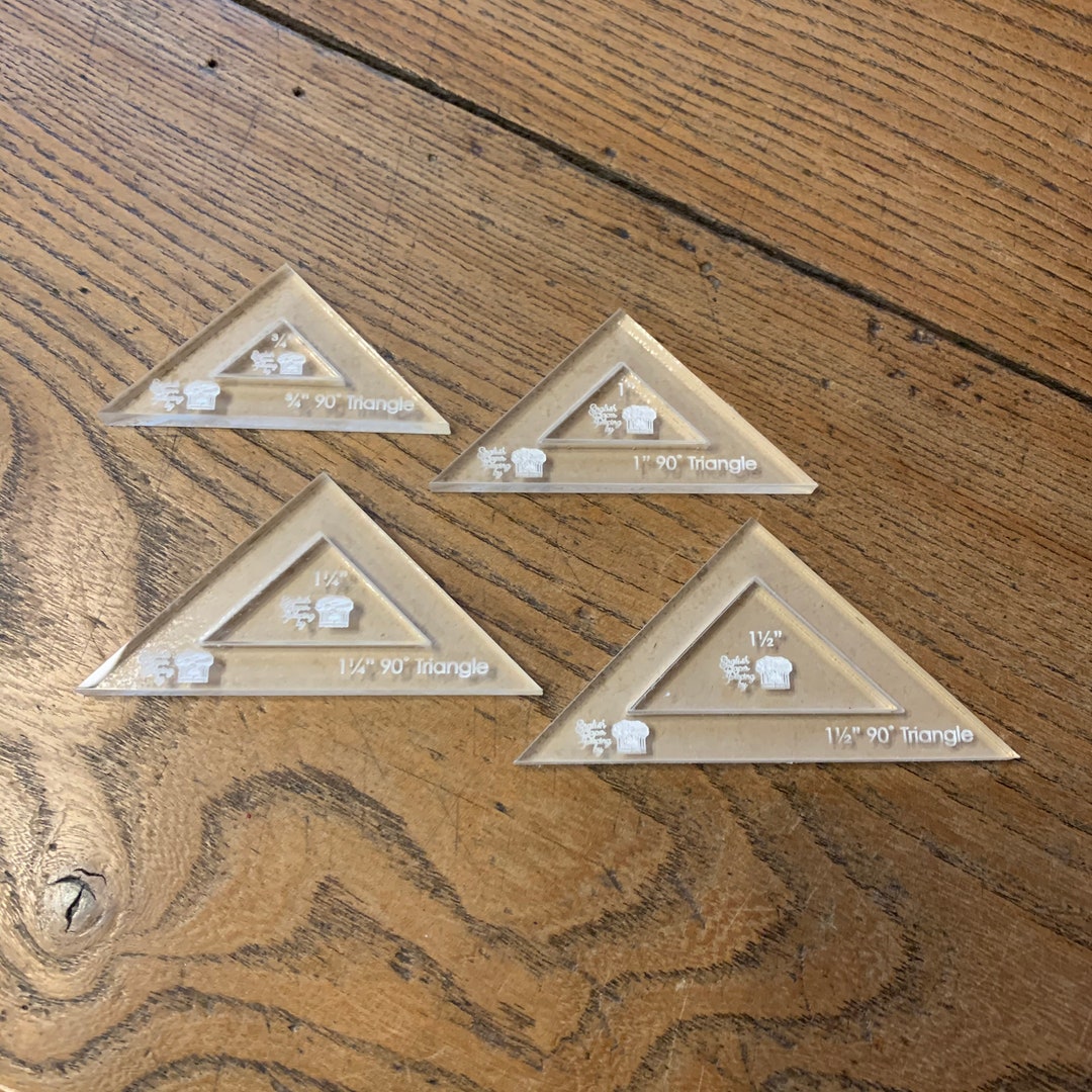 90 Degree Triangle - SMALL SET - English Paper Piecing Template - Etsy