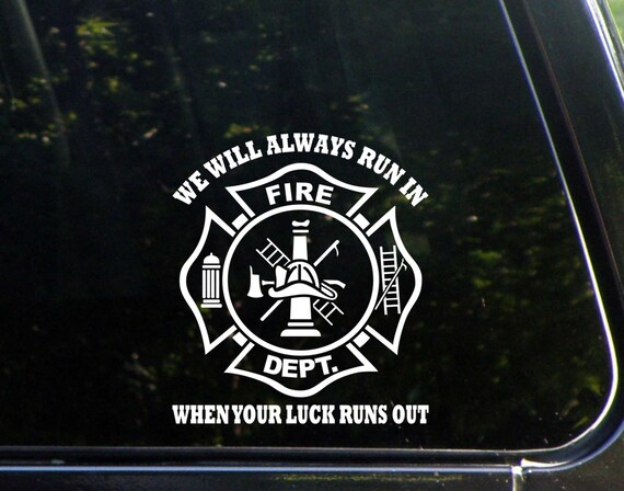 We Will Always Run in When Your Luck Has Run Out Custom Vinyl | Etsy