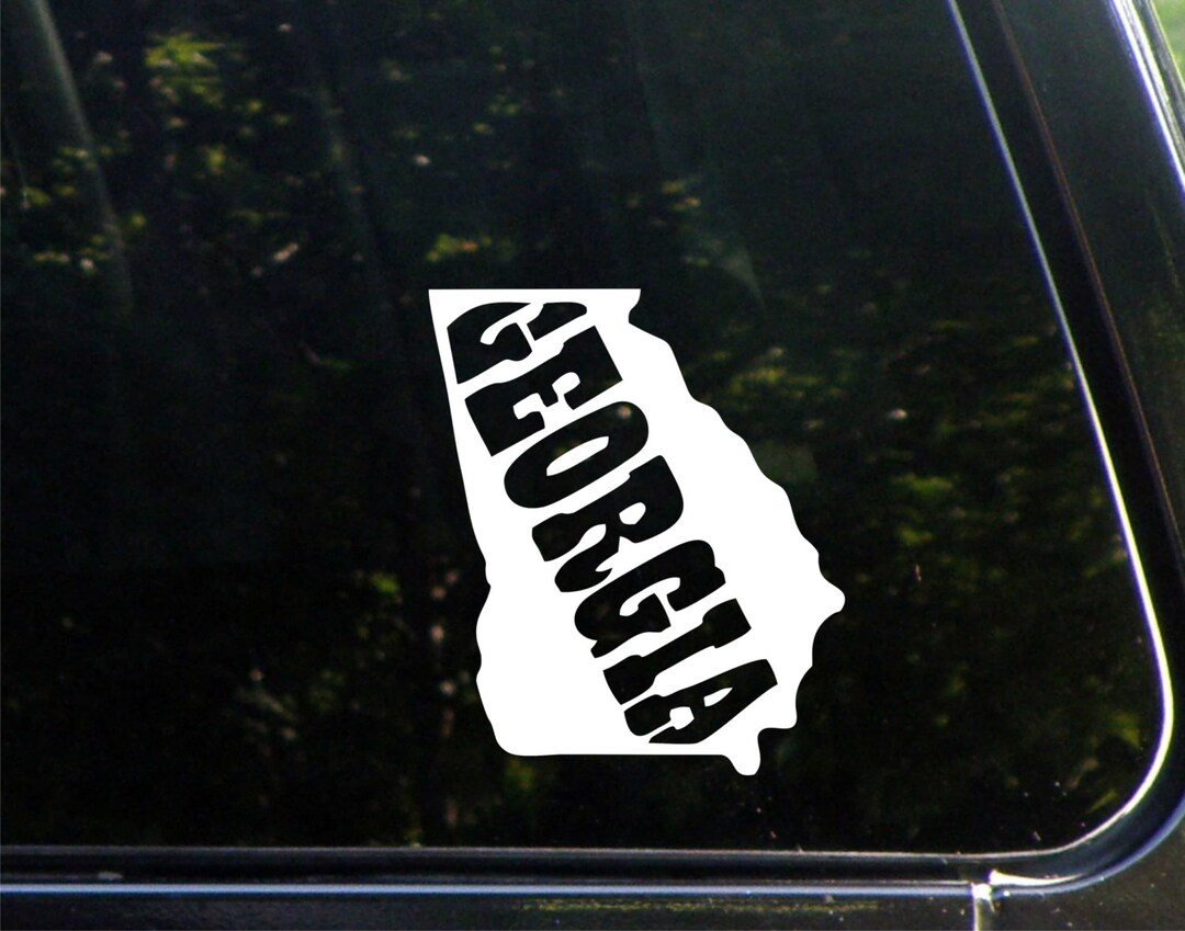 Georgia Custom Vinyl Decal/ Sticker for Windows, Cars, Trucks, Macbook ...