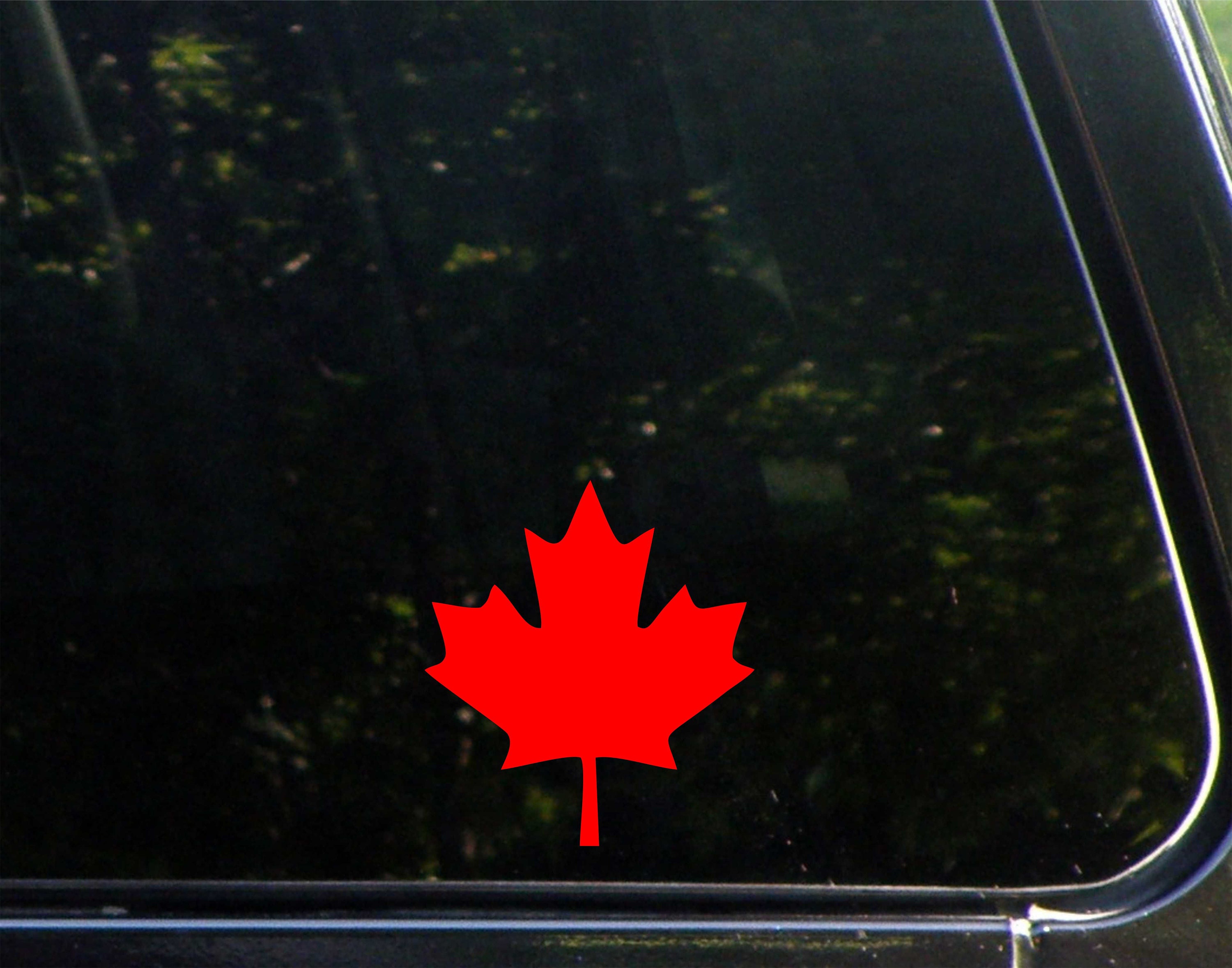 Maple Leaf- Decal for Cars-window Decal | White | 4" Inch - Etsy