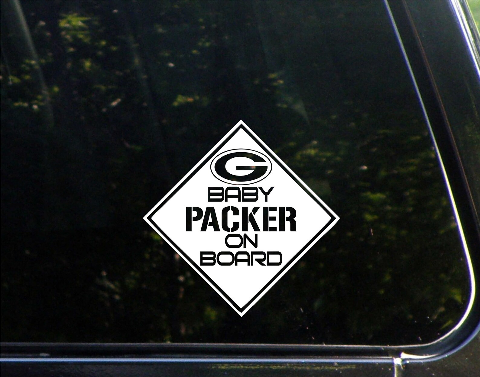 Baby Packer on Board- Decal for Cars-window Decal | White | 5.75" Inch ...