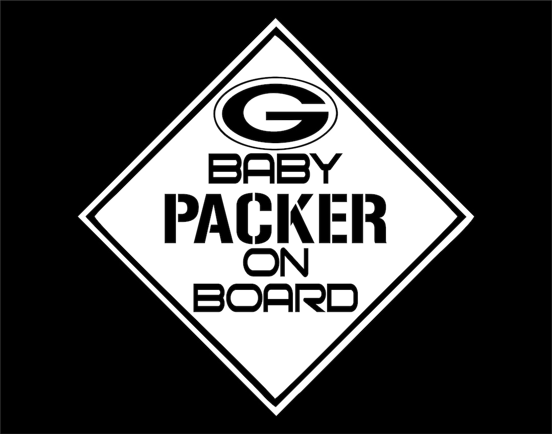 Baby Packer on Board- Decal for Cars-window Decal | White | 5.75" Inch ...