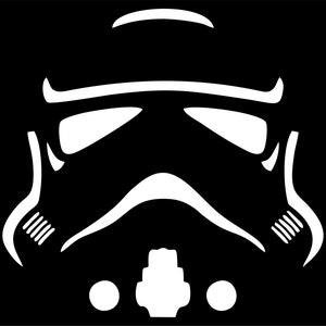 Storm Trooper - Decal for Cars-window Decal | White | 4" Inch - Etsy