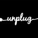 Unplug- Decal for Cars-window Decal | White | 8.75" Inch - Etsy