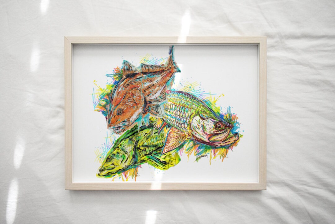 813 INSHORE SLAM - Paper Print - Etsy