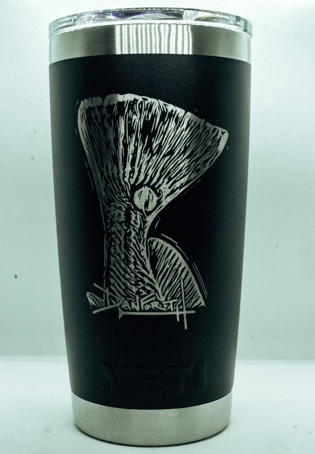 Redfish Tail Yeti Cup Danforth 20oz - Etsy