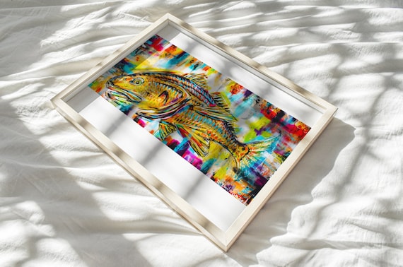 OG REDFISH Paper Print | Etsy
