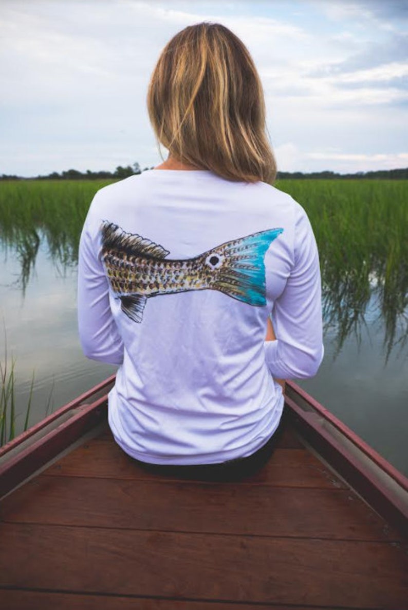 His and Her Performance Redfish Fishing Shirts - Etsy