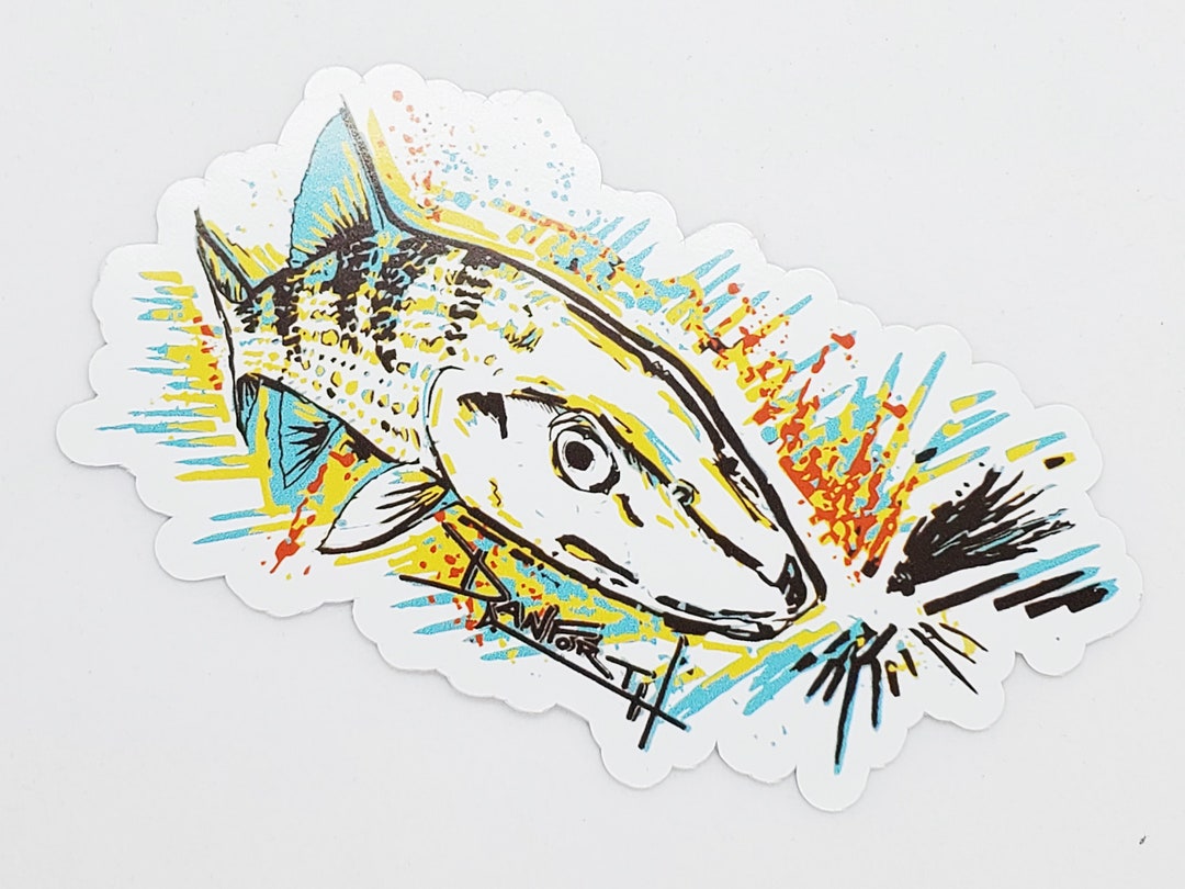 Bonefish Fly - Sticker - Etsy