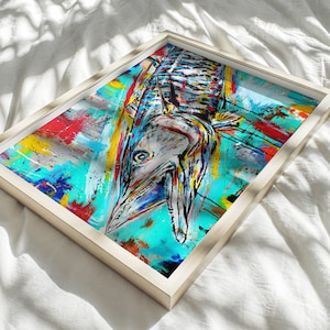 WAHOO - FISH ART - Etsy