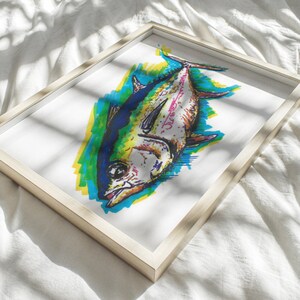 MARKER TUNA - Paper Print - Etsy