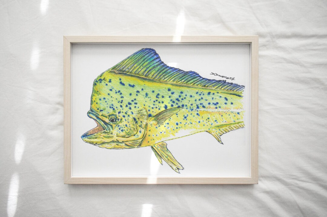 BULL MAHI - Paper Print - Etsy