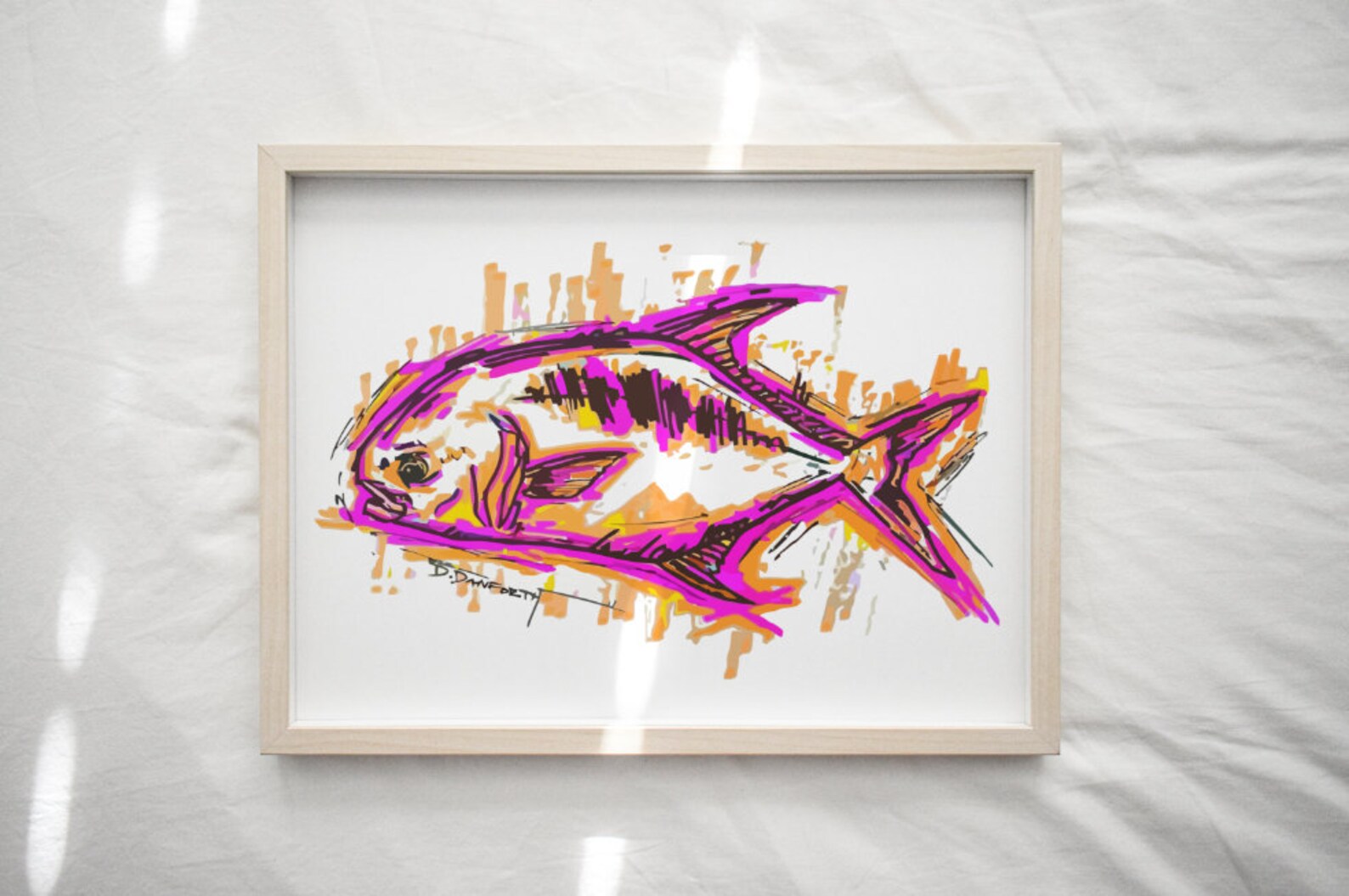 NEON PERMIT Paper Print - Etsy