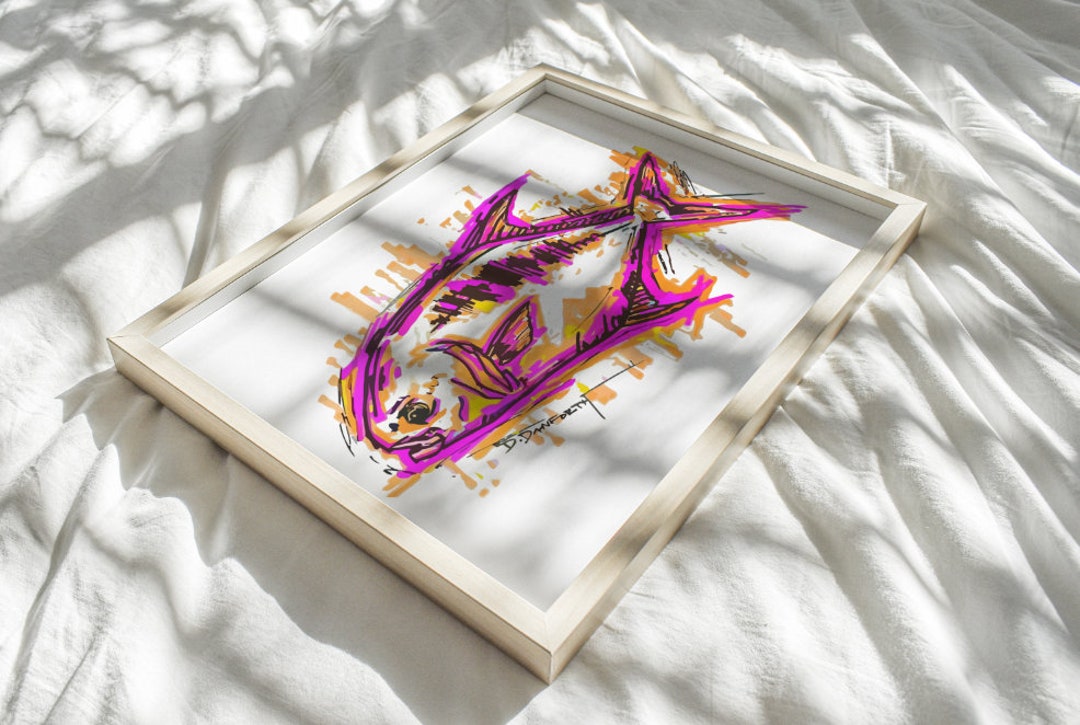 NEON PERMIT - Paper Print - Etsy