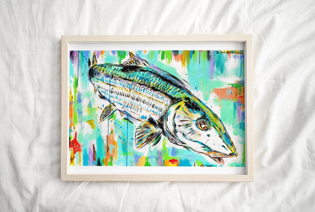 MARATHON BONEFISH - Paper Print - Etsy