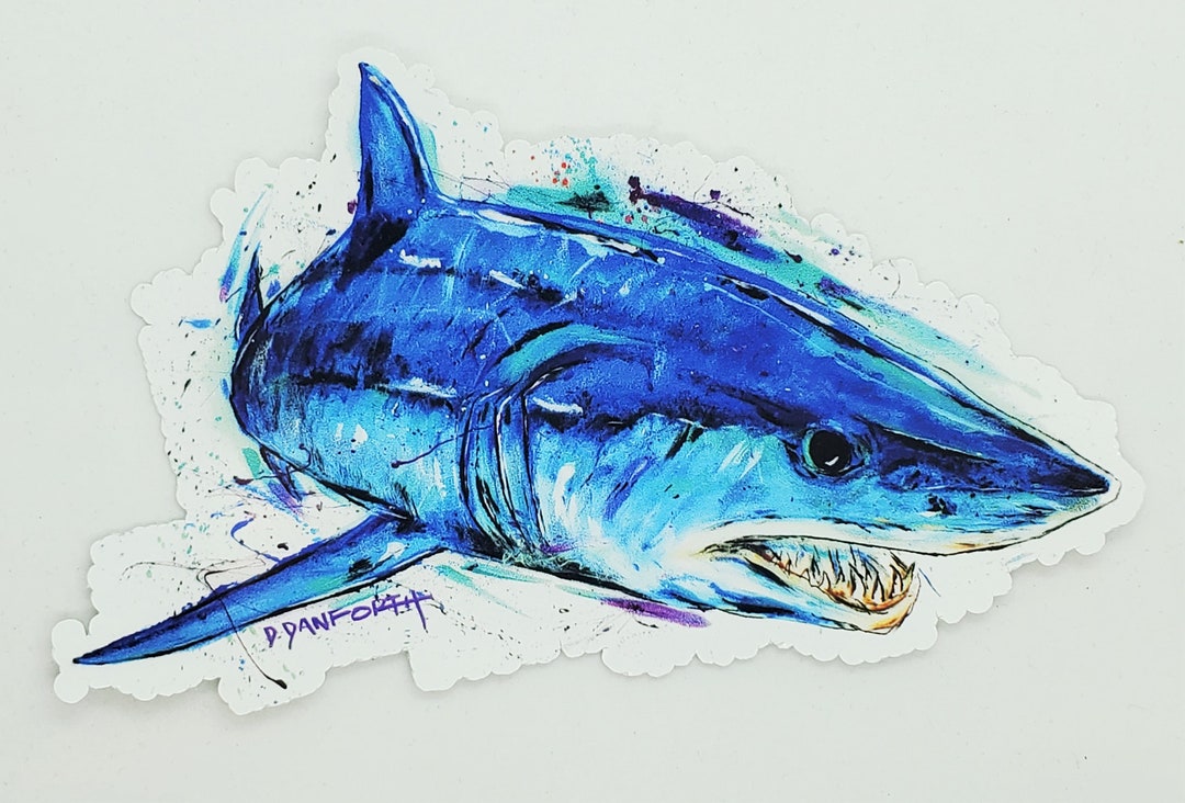 Mako Shark - Sticker - Etsy