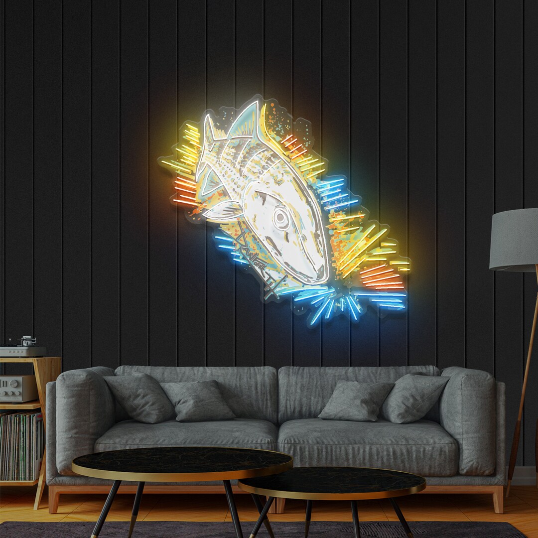 Neon Sign - Danforth BONEFISH Led - Etsy