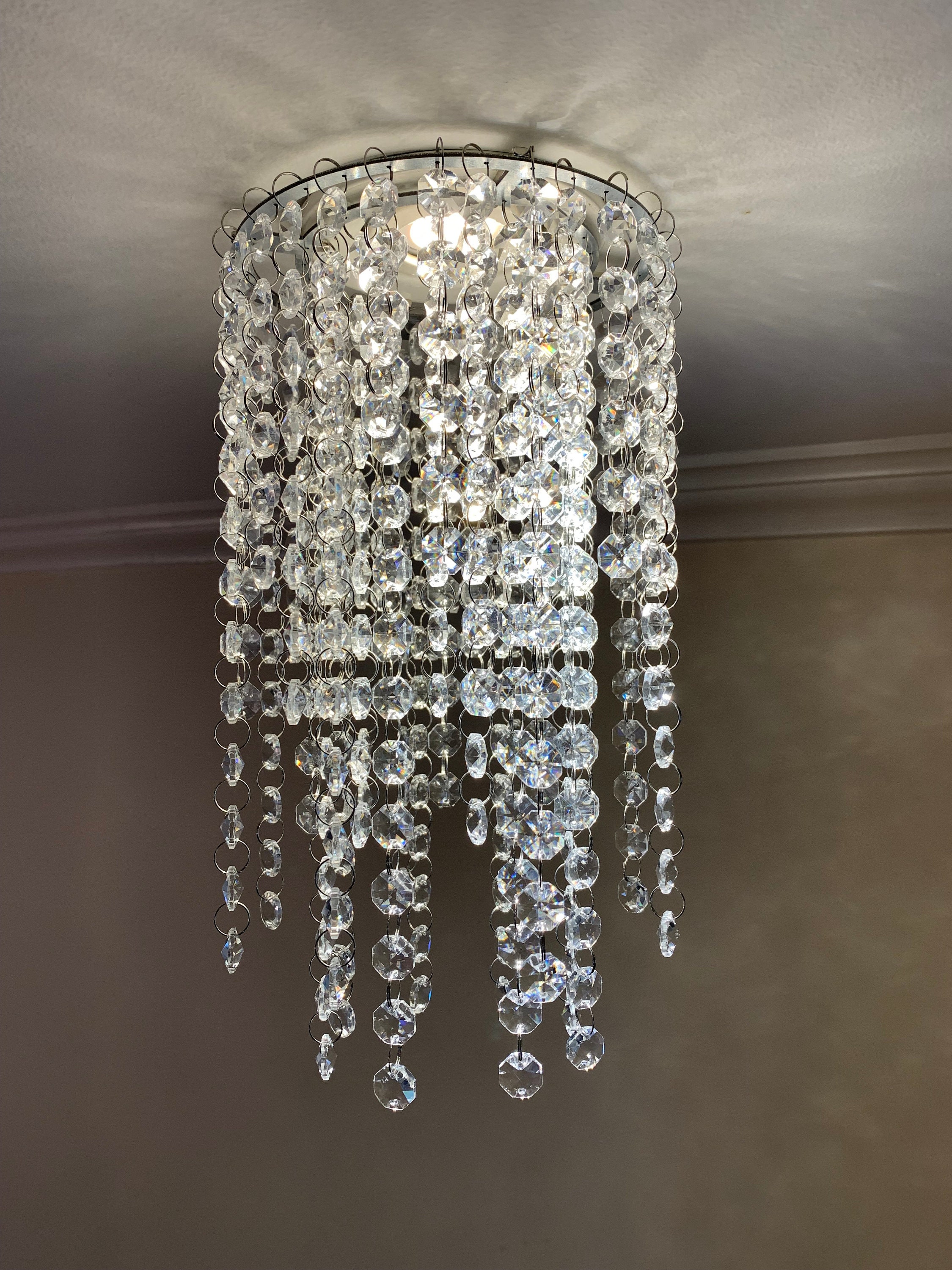 Luxe Crystal Fixtures | Recessed Light or Pot Light Mini Chandelier ...