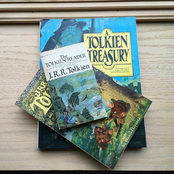 Collection of J.R.R. Tolkien Books Tolkien Treasury Fully | Etsy