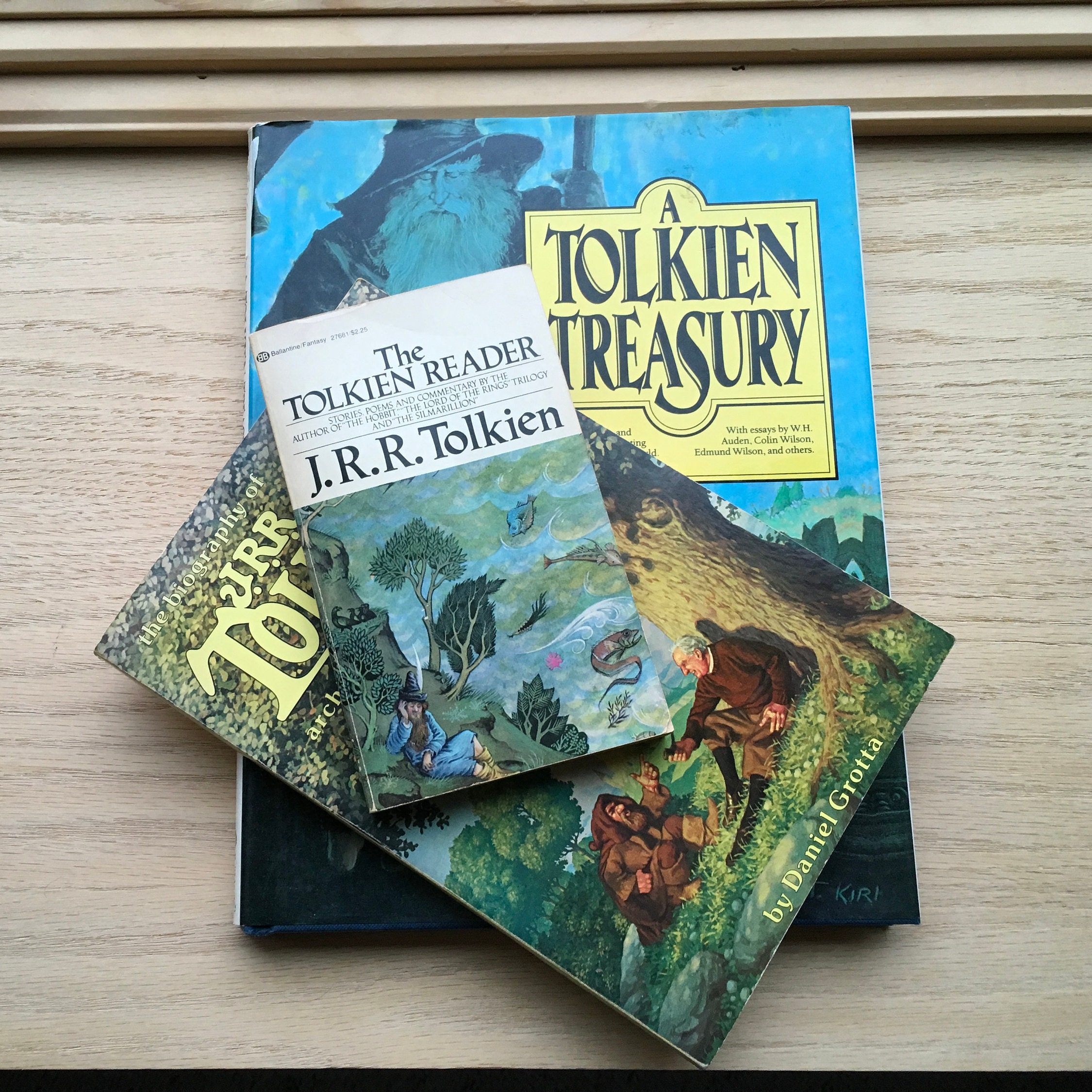 Collection of J.R.R. Tolkien Books Tolkien Treasury Fully | Etsy