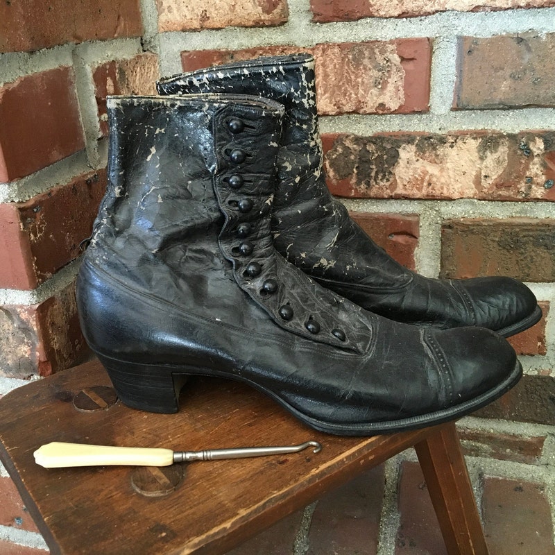 Button Boots - Etsy