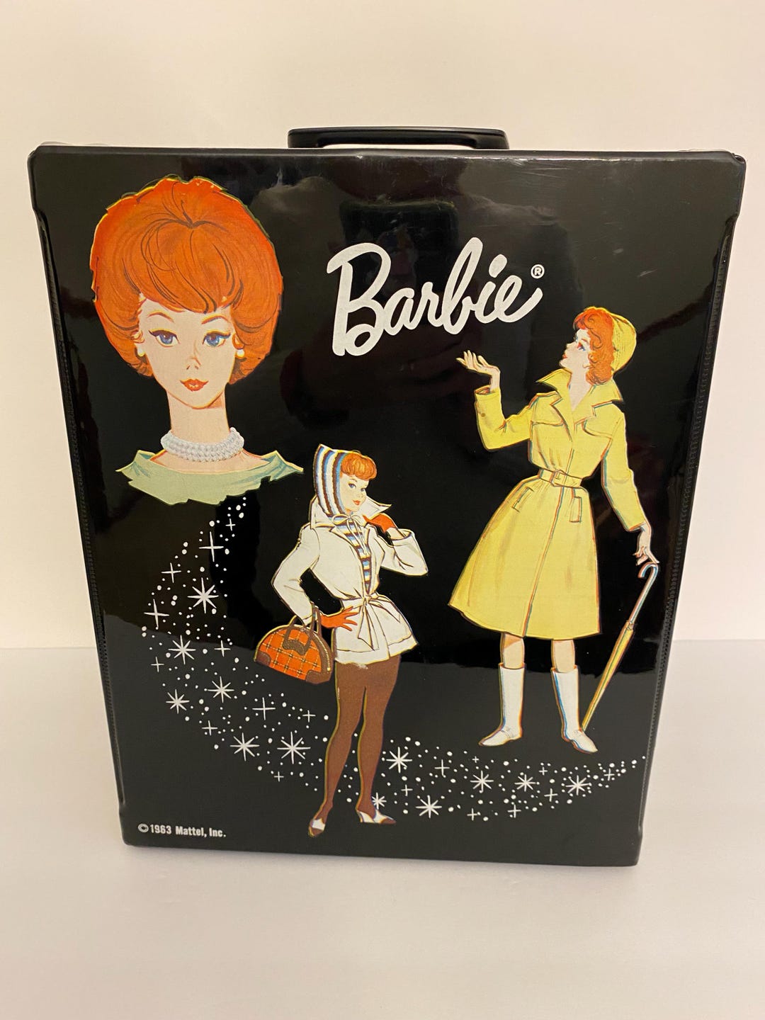 Vintage 1963 Barbie Mattel Doll Case Ponytail Bubble-cut Edition Barbie ...